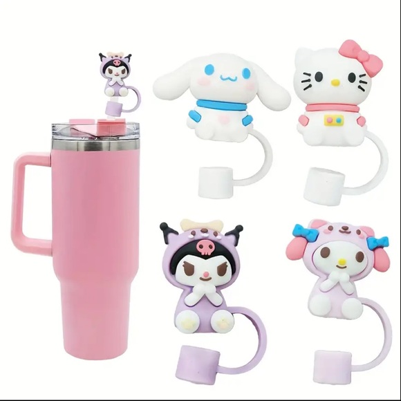 Sanrio | Kitchen | New Sanrio Hello Kitty Straw Topper For Stanley ...
